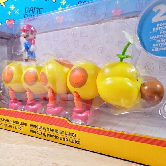 Nintendo | Toys | Jakks Pacific Super Mario Wiggler Luigi Set Target ...